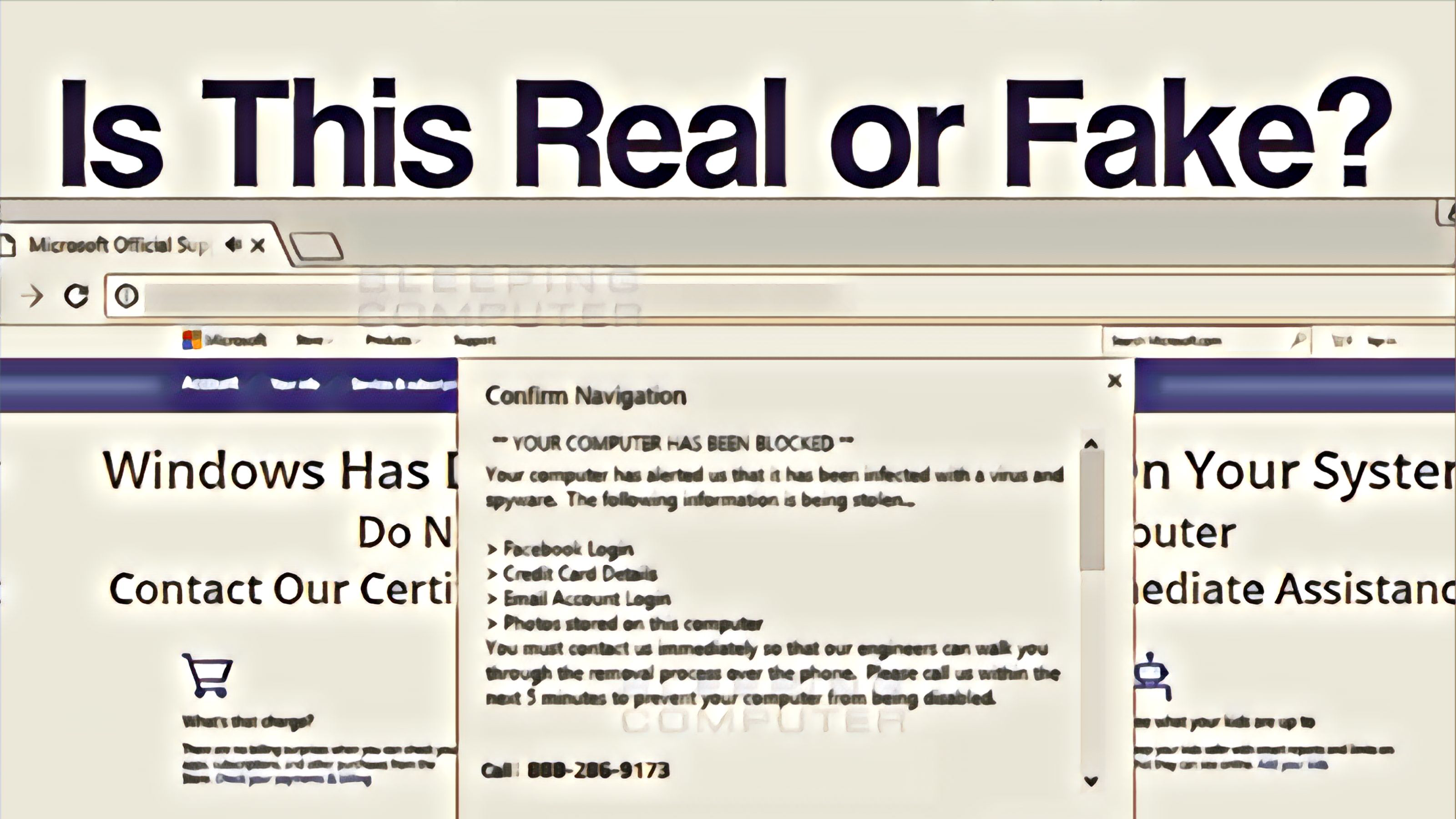 How to Spot and Avoid Fake Virus & Malware Warnings - Technology news ...
