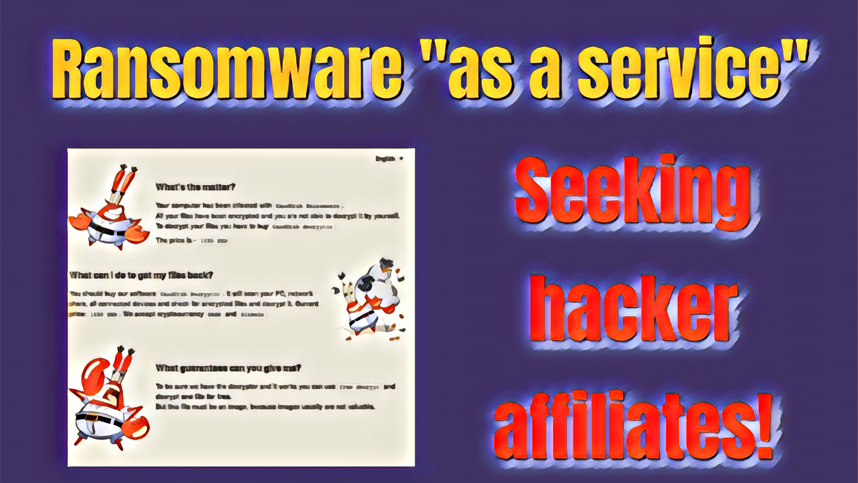 Ransomware As A Service